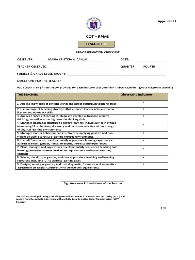 Cot Ti Tiii 4th Grading | PDF | Curriculum | Educational Technology