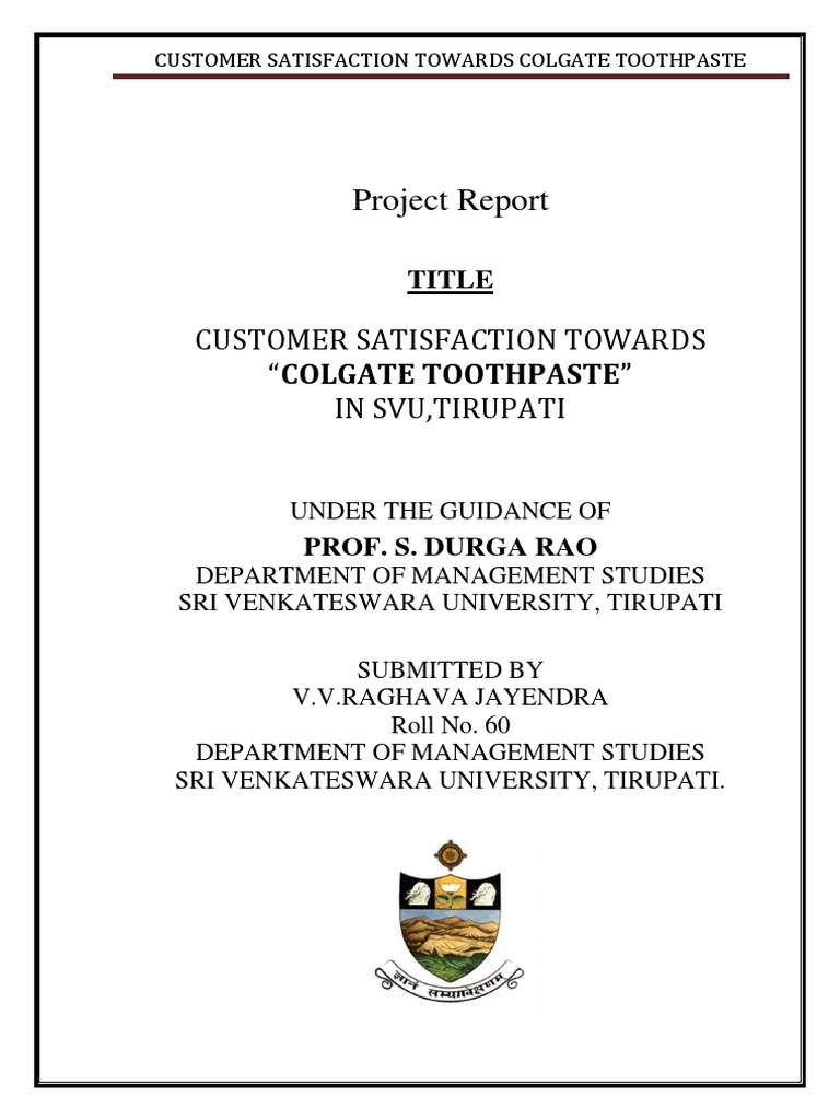 Project Report MBA | Download Free PDF | Sustainability | Business