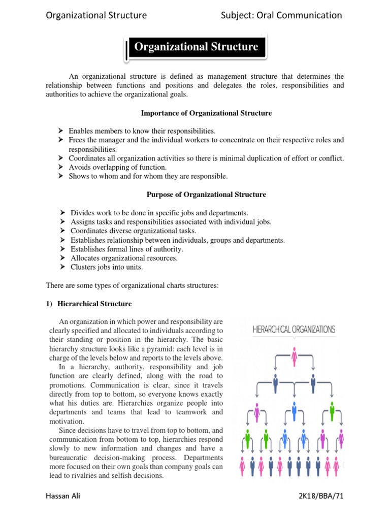 OC Organizational Structures | PDF | Organizational Structure | Hierarchy