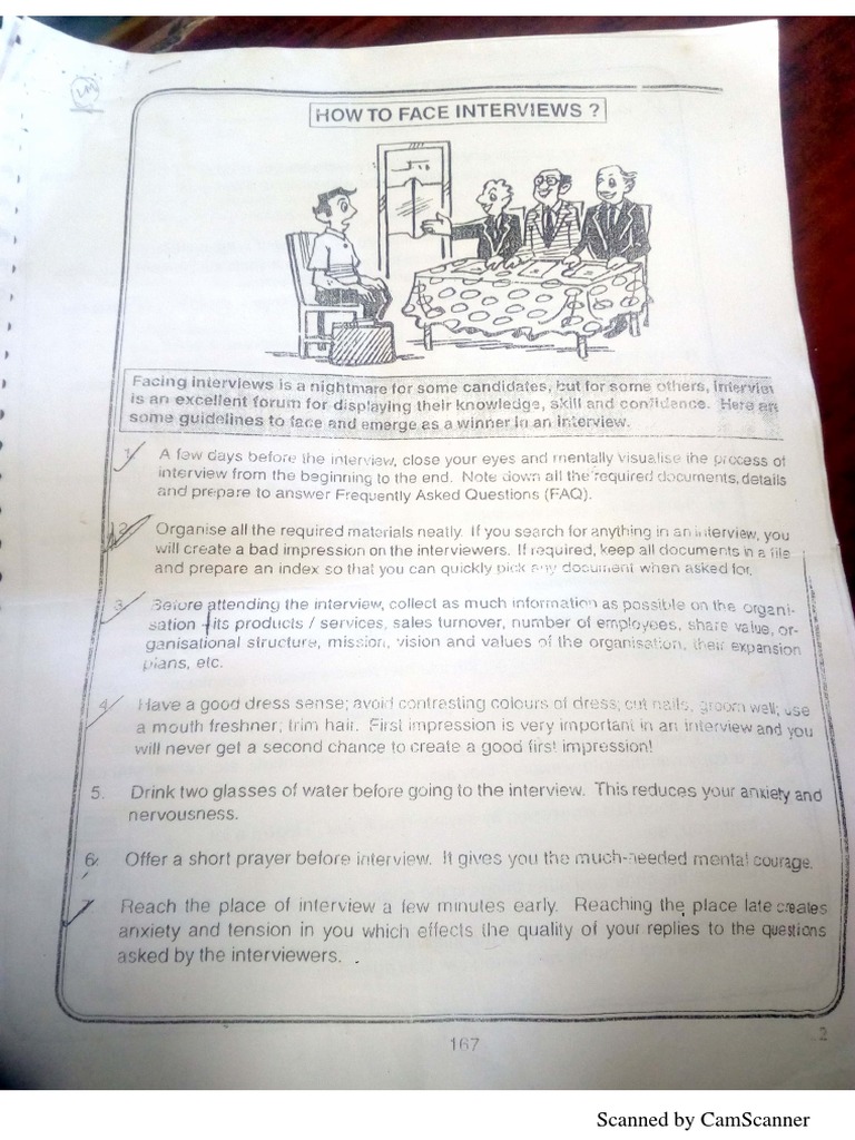 Interview Practice Questions | PDF