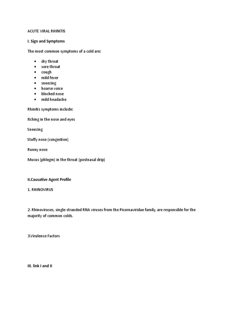 An In-Depth Look at the Signs, Symptoms, Causative Agents, and ...