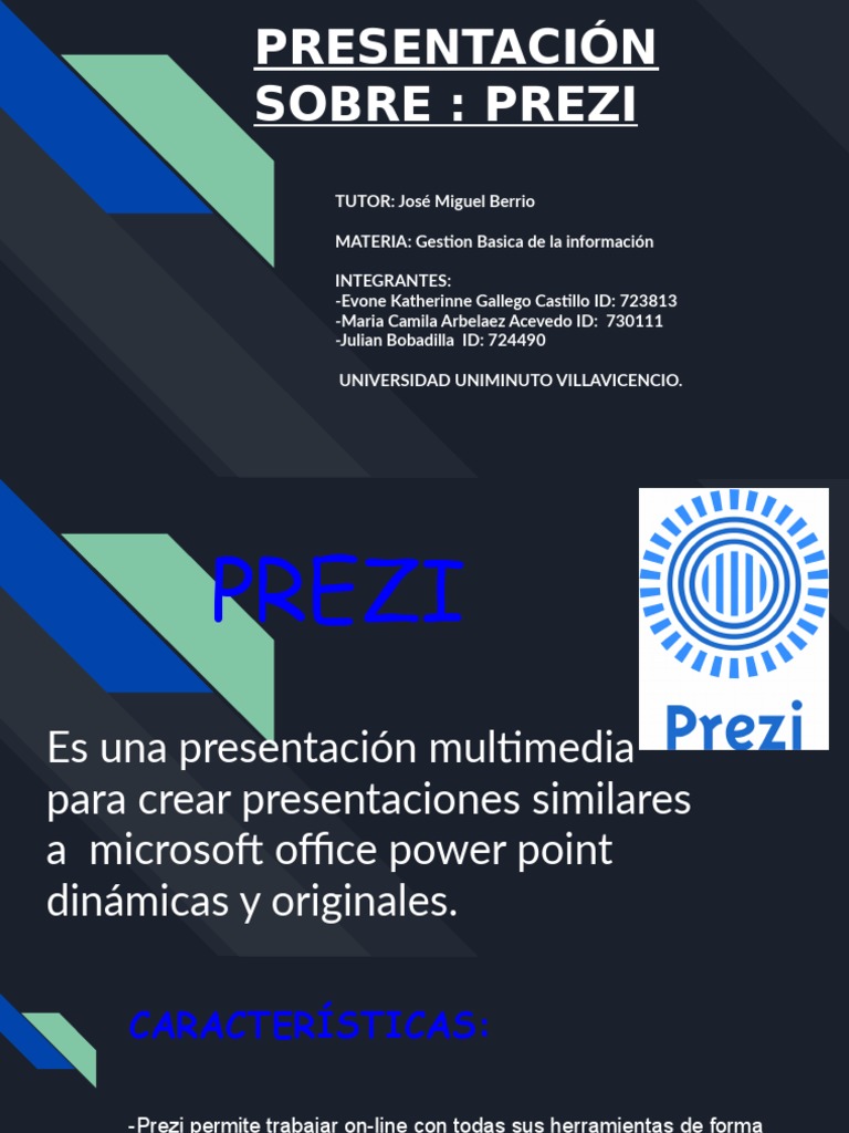 Presentacion Prezi Web 2.o | PDF | Microsoft PowerPoint | Tecnología ...
