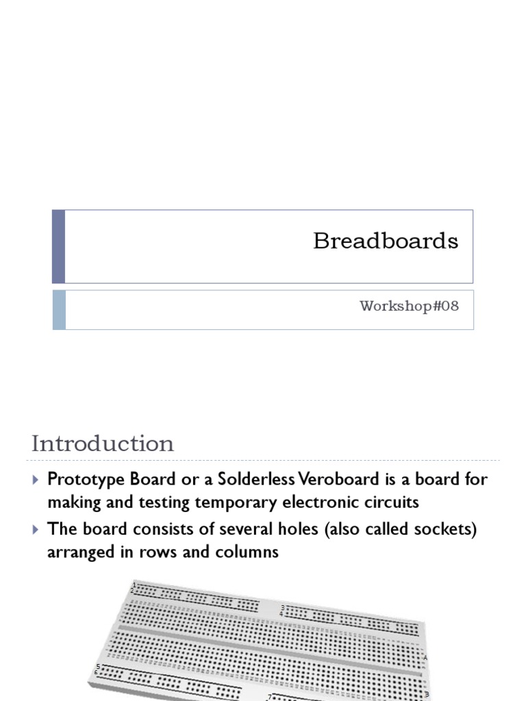 An Introduction to Breadboards: Quickly Prototyping and Testing ...