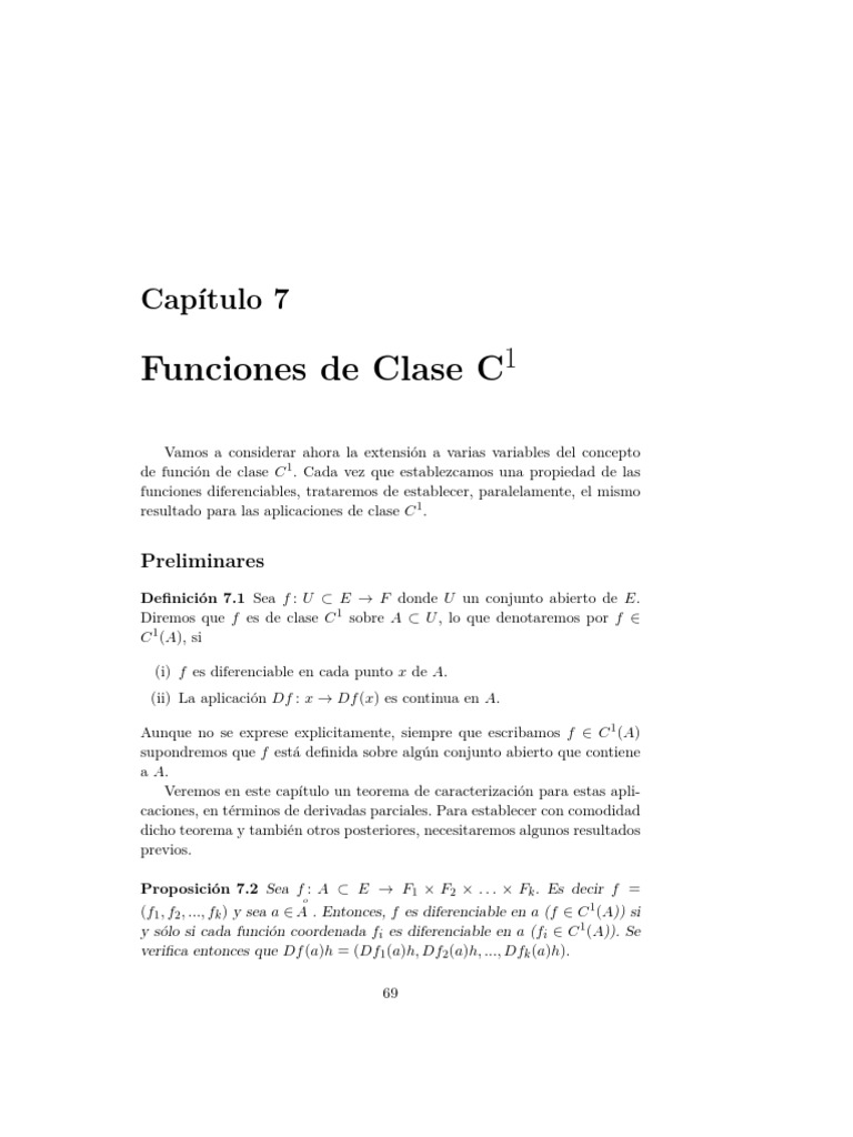 Funciones Clase C1 PDF | PDF | Derivado | Función (Matemáticas)
