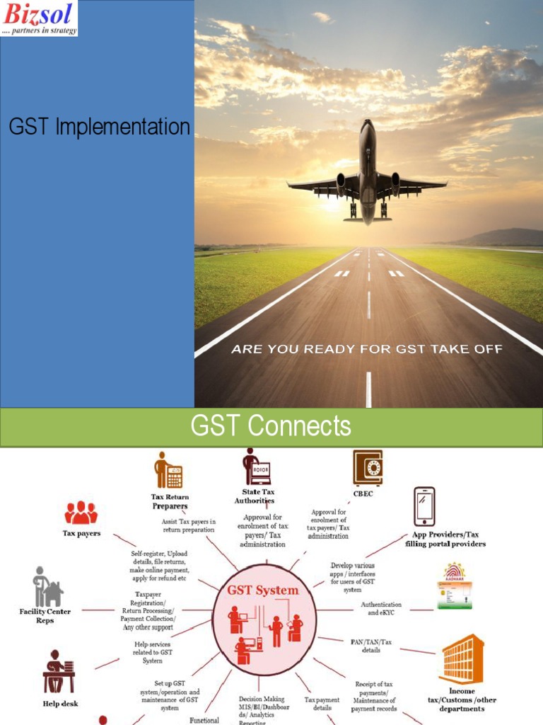 GST Implementation Presentation | Download Free PDF | Value Added Tax ...