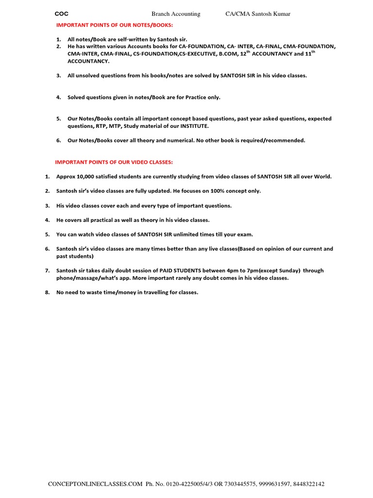 Branch Accounting | PDF | Debits And Credits | Expense