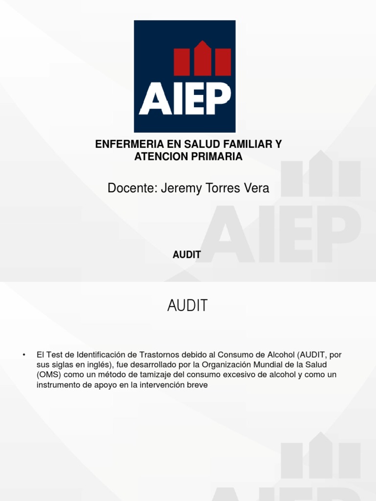 Audit | PDF | Cuestionario | Prueba (evaluación)