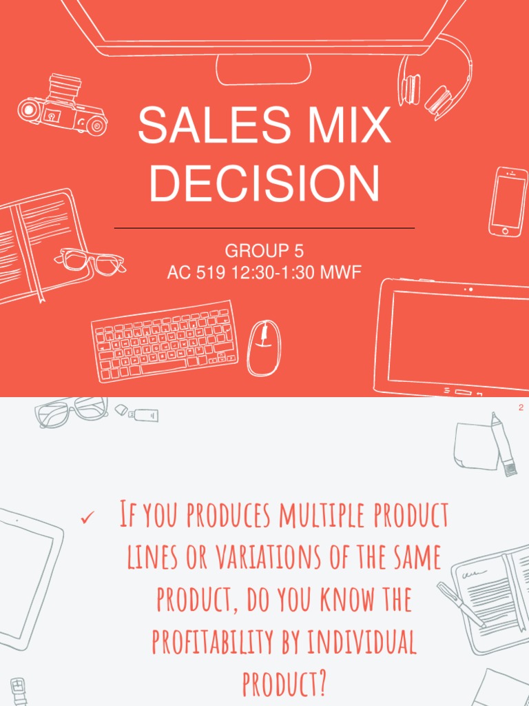 Sales Mix | PDF | Economics | Marketing