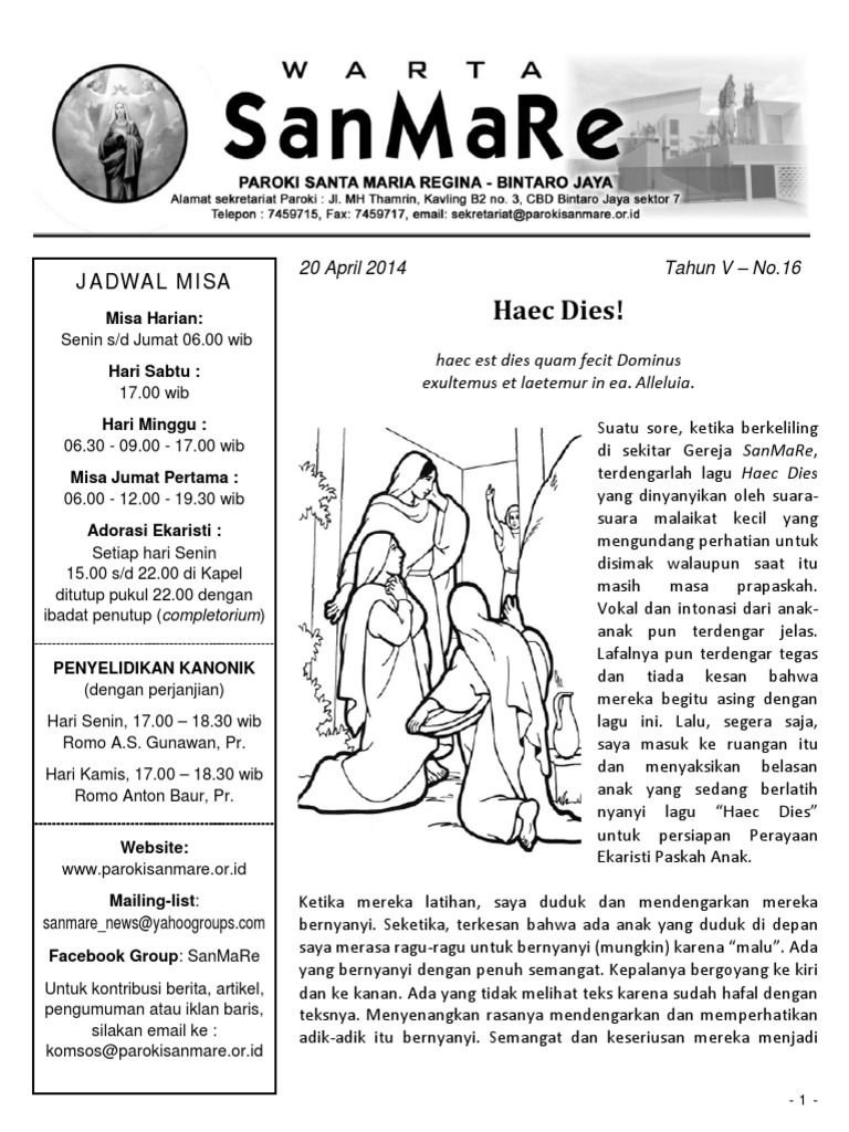 Haec Dies | PDF