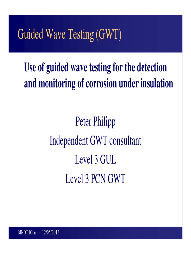 GWT 1 | Download Free PDF | Nondestructive Testing | Pipe (Fluid ...