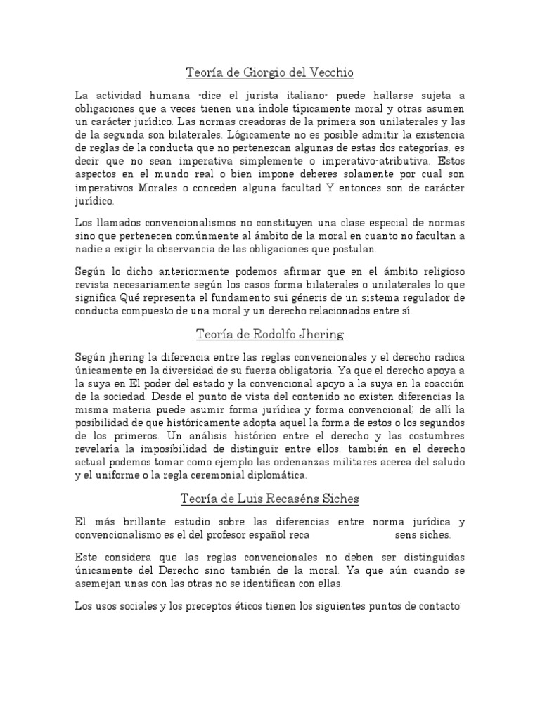 Teoría de Giorgio Del Vecchio | Moralidad | Justicia