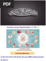 Cranial Nerve Assessment | PDF | Nervous System | Human Head And Neck