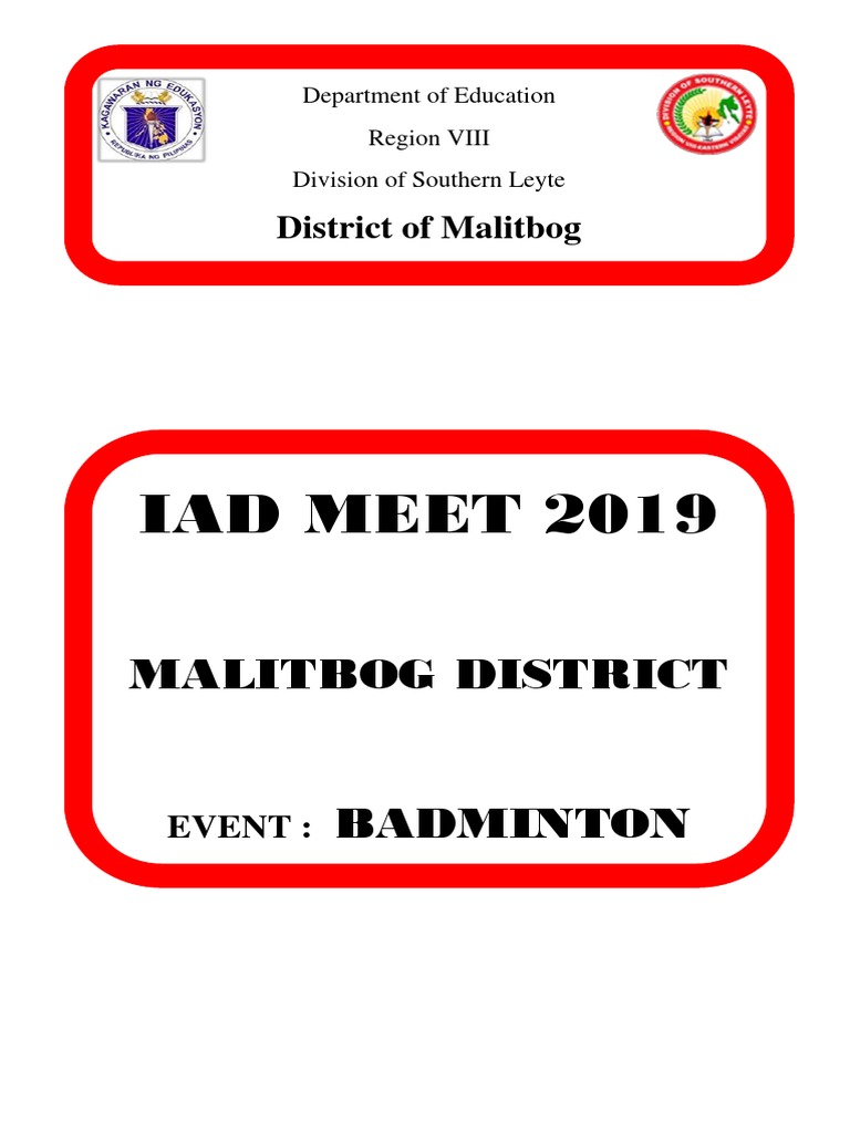 District Meet Cover Folder 1 | PDF