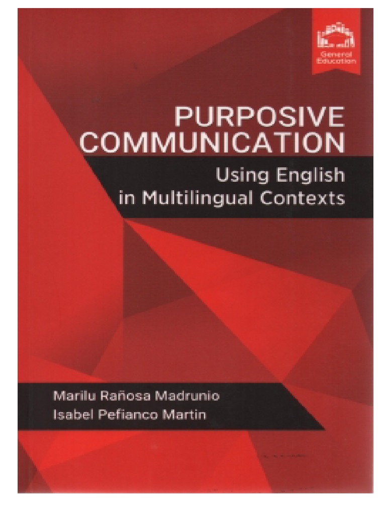 Purposive Communication Using English in PDF | PDF
