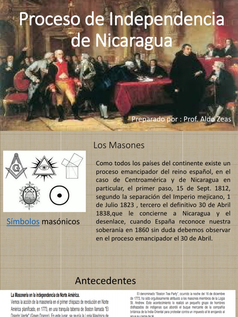 Proceso de Independencia de Nicaragua | PDF | Costa Rica | Nicaragua
