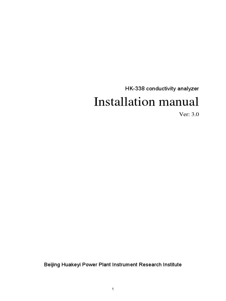 Conductivity Analyzer | PDF | Menu (Computing) | Calibration