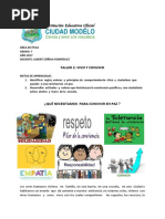 Triptico - Los Valores | PDF | Tolerancia | Amor