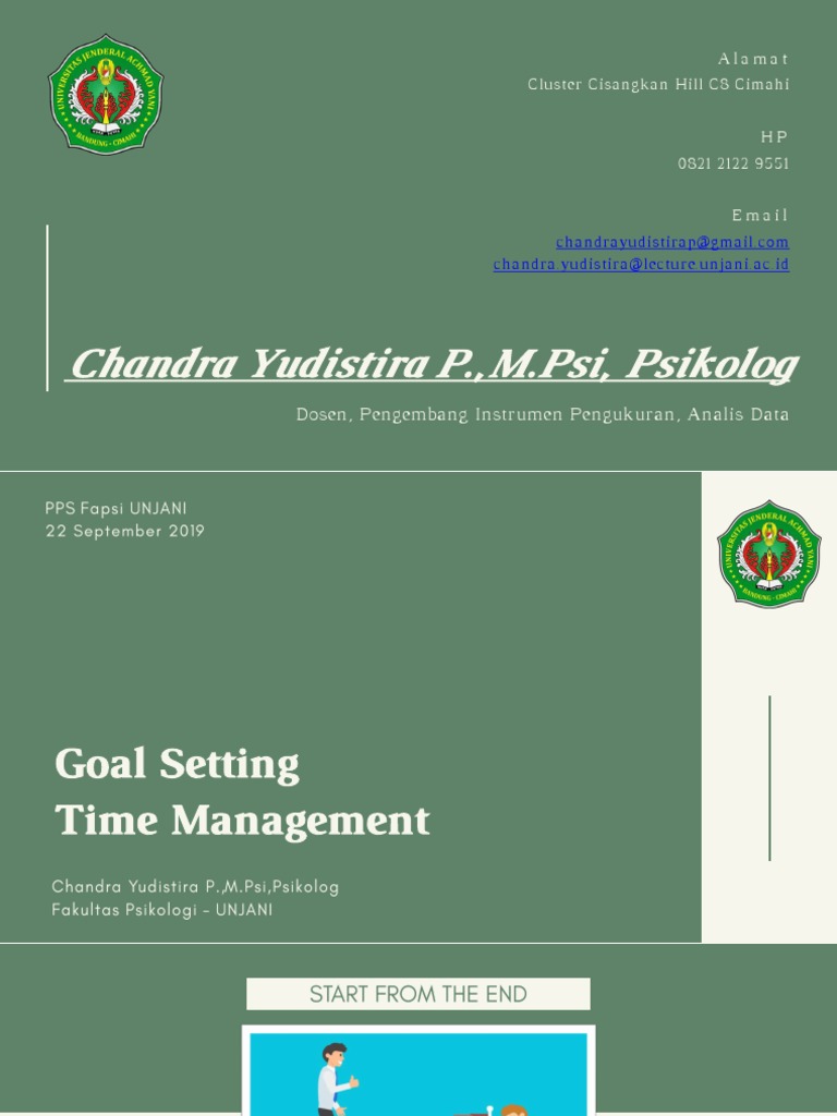 Goal Setting - Time Management | PDF