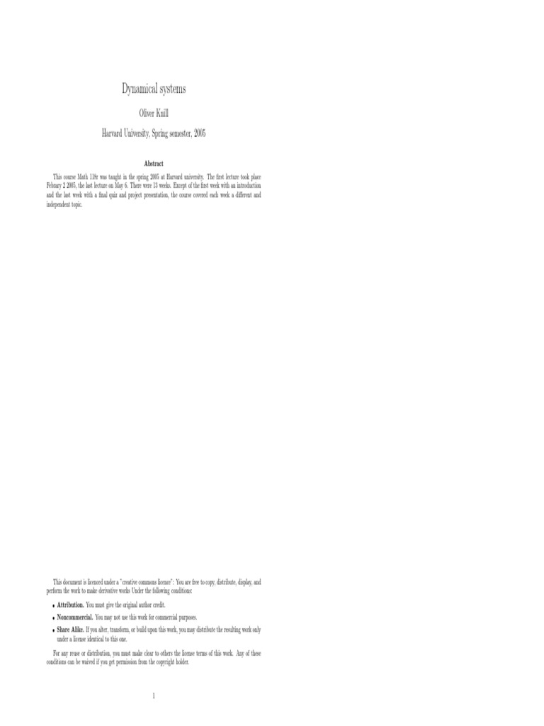 Abel Math Harvard - Edu PDF | PDF | Dynamical System | Group (Mathematics)
