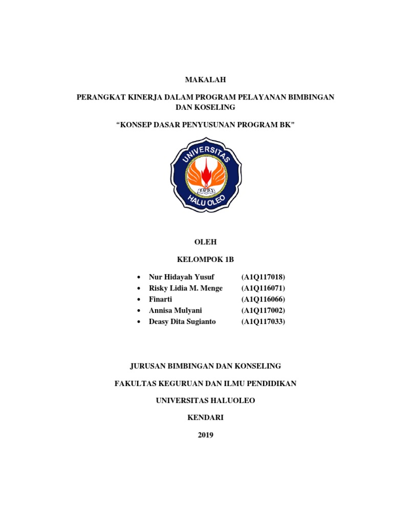 Konsep Dasar Penyusunan Program BK | PDF | Karier & Perkembangan