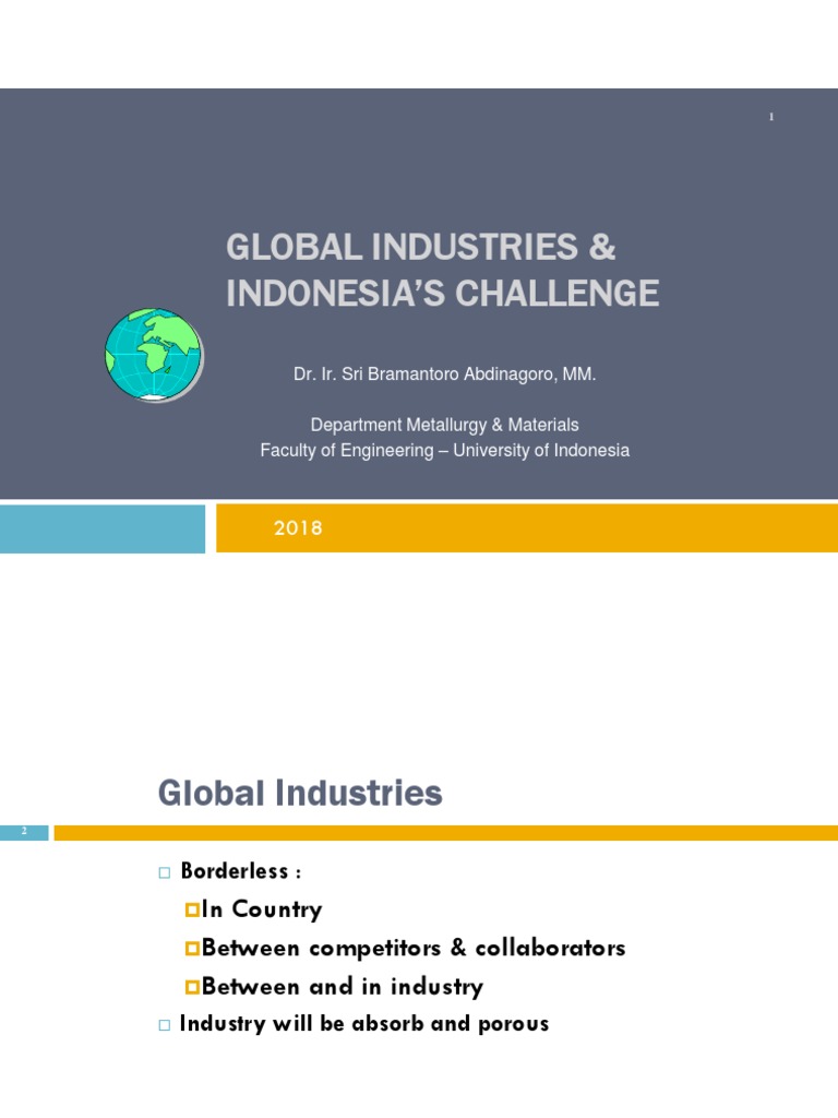 Session 13-Global Industries and FUture Trends | PDF | Innovation ...