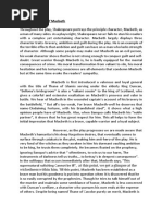 Summary of Macbeth | PDF | Macbeth | Shakespearean Tragedies