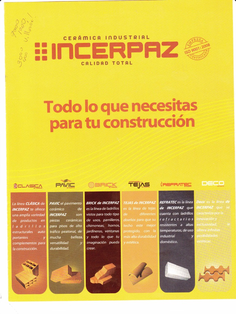 Catalogo Incerpaz PDF | PDF