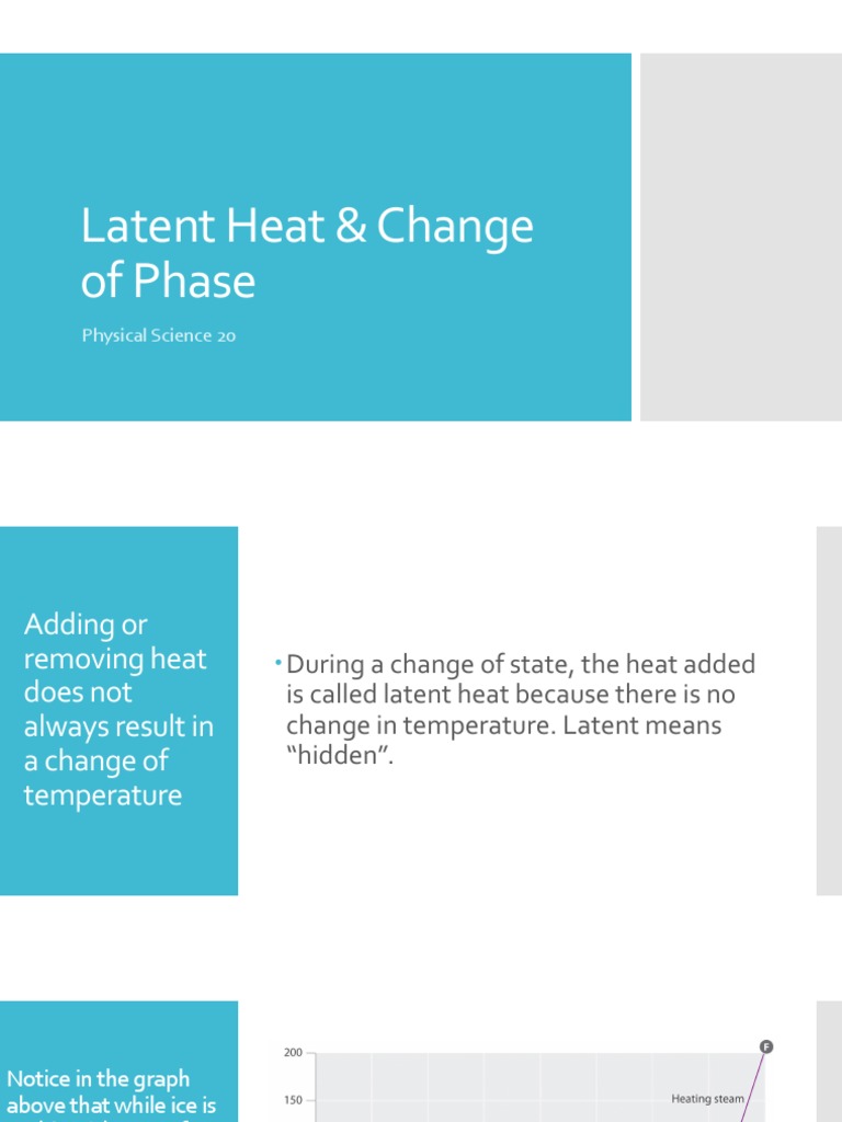 Latent Heat of Fusion Vaporization | PDF | Latent Heat | Heat