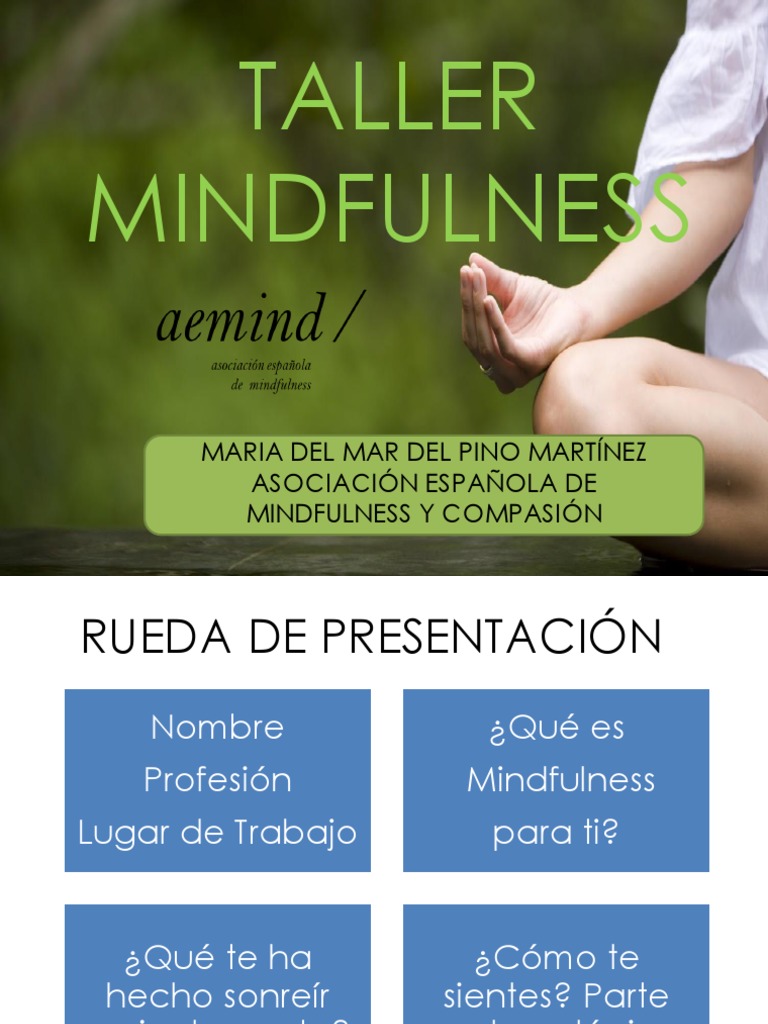 Ejercicios de Mindfulness en Talleres | PDF | Atención plena | Psicoterapia