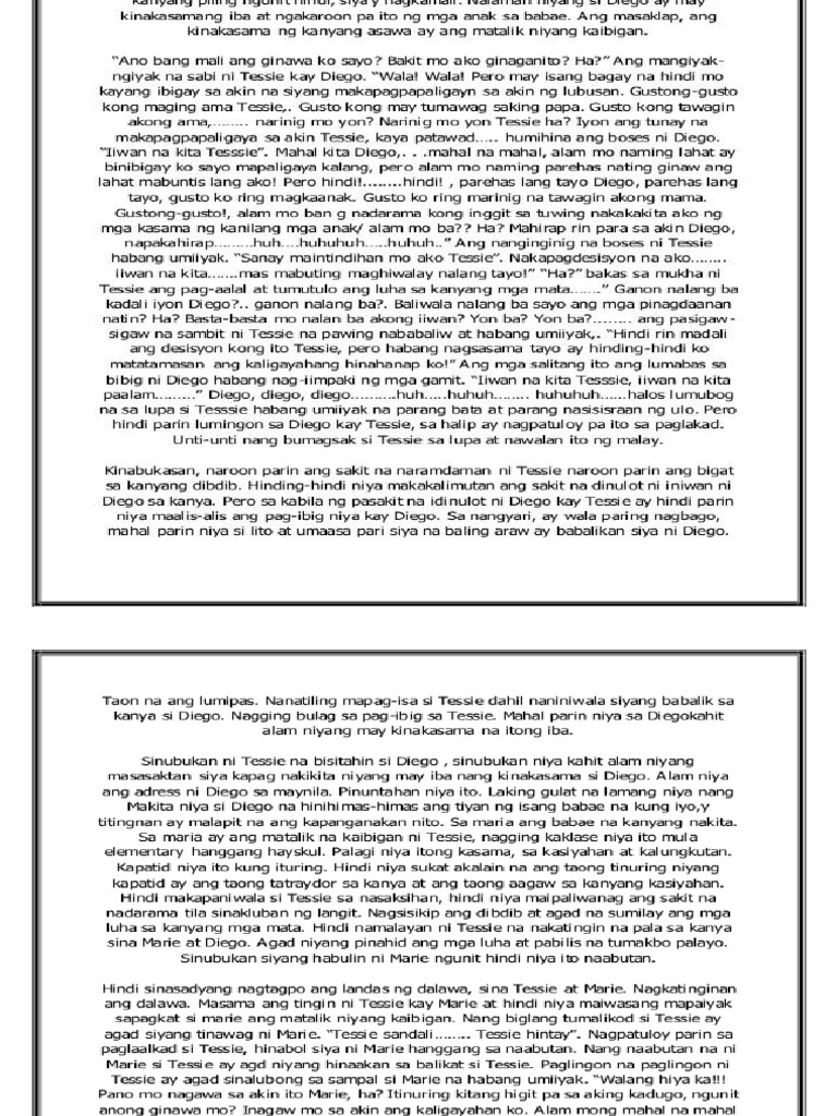 Mga Halimbawa NG Maikling Kwento | PDF