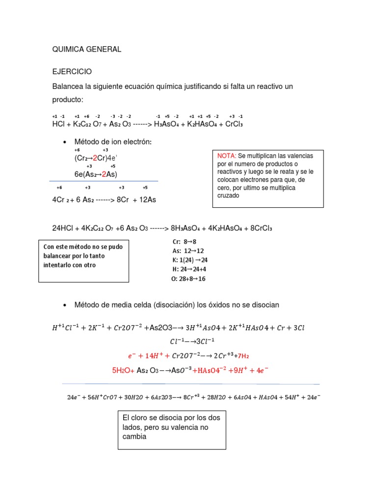 Notas de Quimica General - Final | PDF | Ácido | Equilibrio químico