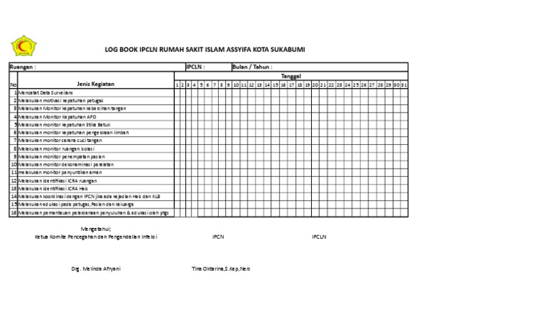 Log Book Ipcln | PDF