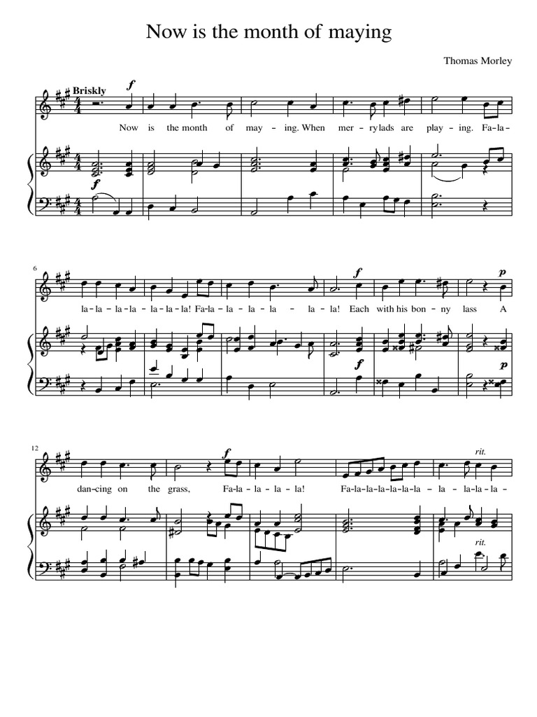 Now Is The Month of Maying A PDF | PDF