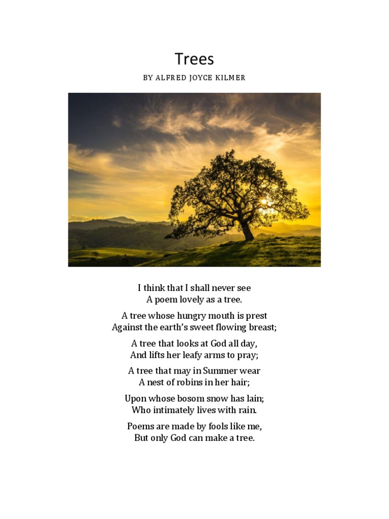 Poem - Trees | PDF
