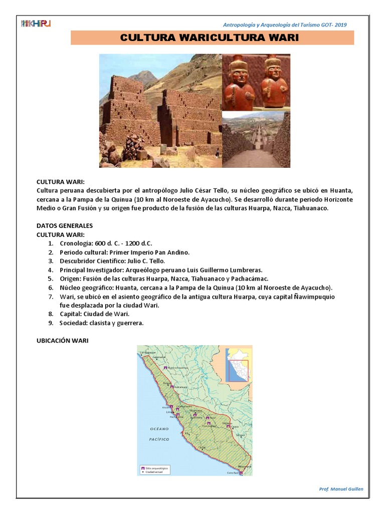 Cultura Wari PDF | PDF | Cultura (general) | Arqueología