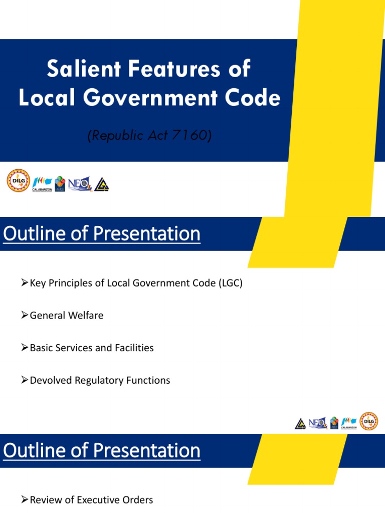 3 Salient Features of LGC | PDF | Common Good | Judgment (Law)