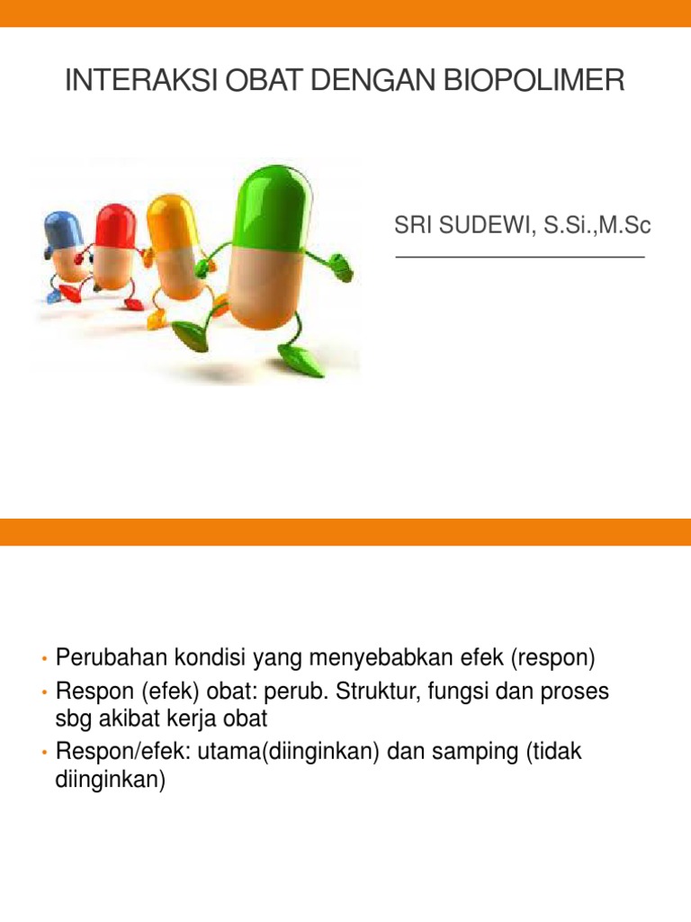 Intraksi Obat Dengan Biopolimer | PDF