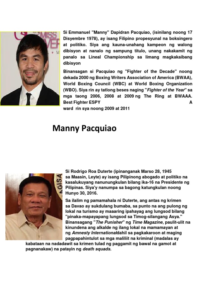Manny Pacquiao | PDF