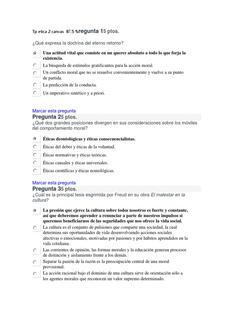 TP Etica 2.doc Canvas SIGLO 21 | PDF | Immanuel Kant | Moralidad