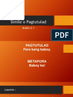 Pang-Abay Na Panang-Ayon at Pananggi | PDF