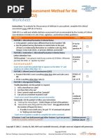 Brief Confusion Assessment Method (bCAM) : Instruction Manual v1 | PDF ...