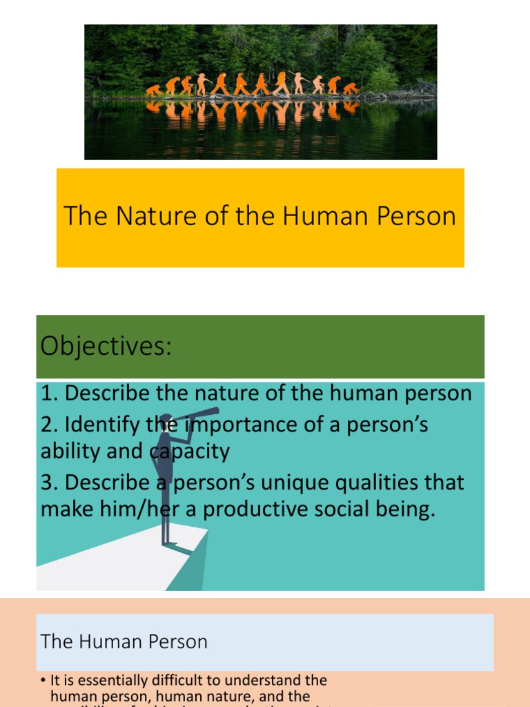 Topic 2 - The Nature of The Human Person - With Notes | PDF ...