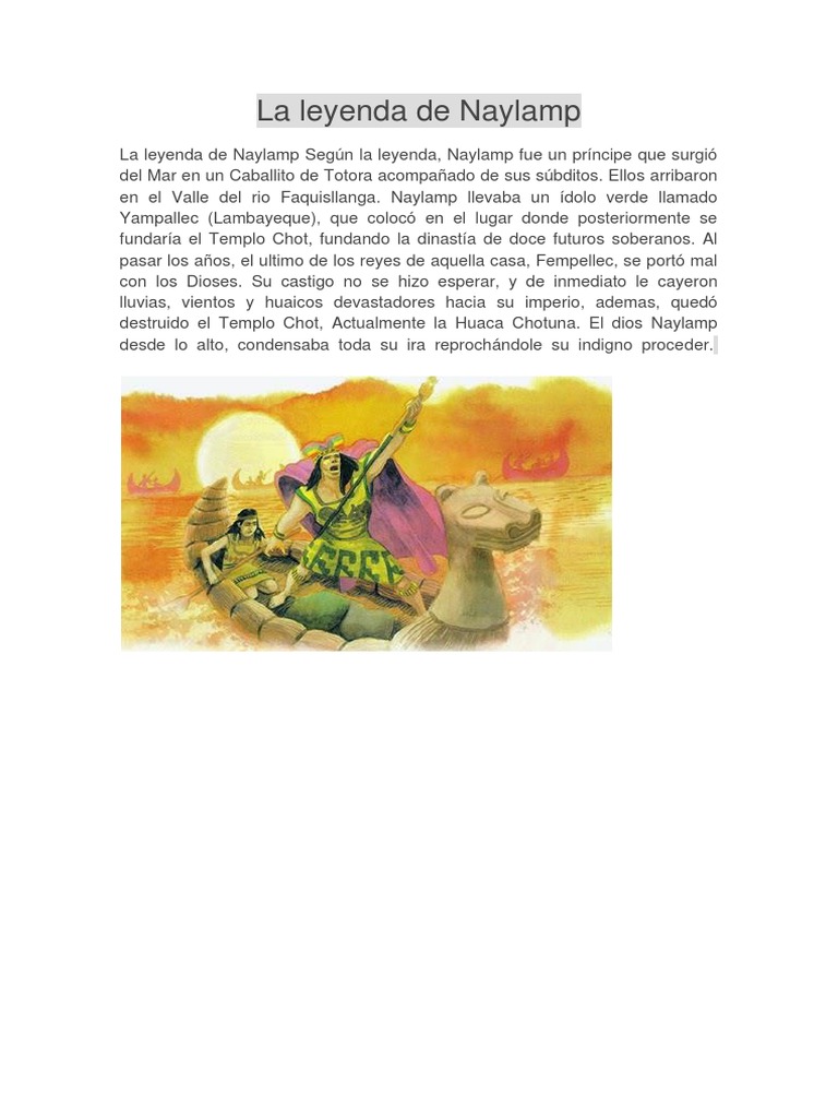 La Leyenda de Naylamp | PDF