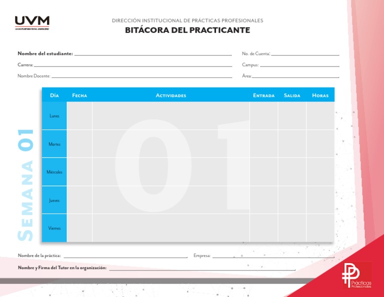 Bitacora Semana 1 | PDF