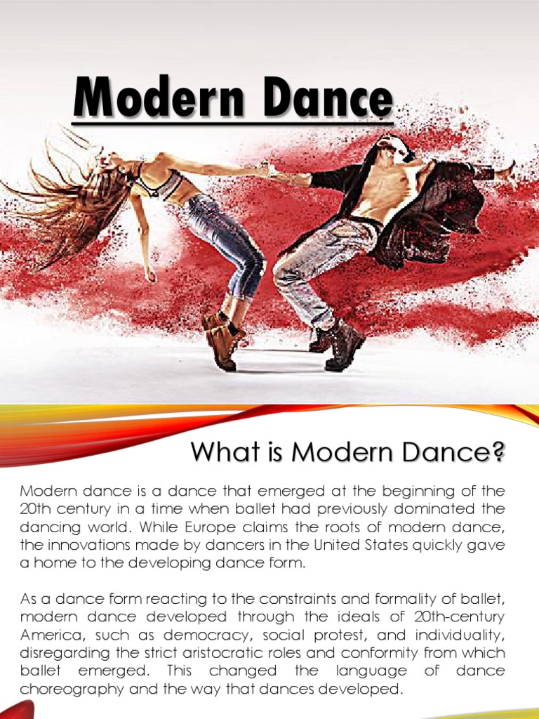 Modern Dance | PDF | Dances | Ballet
