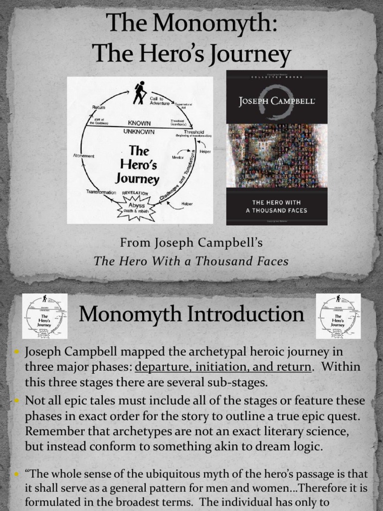 The Hero With A Thousand Faces: From Joseph Campbell's | PDF ...
