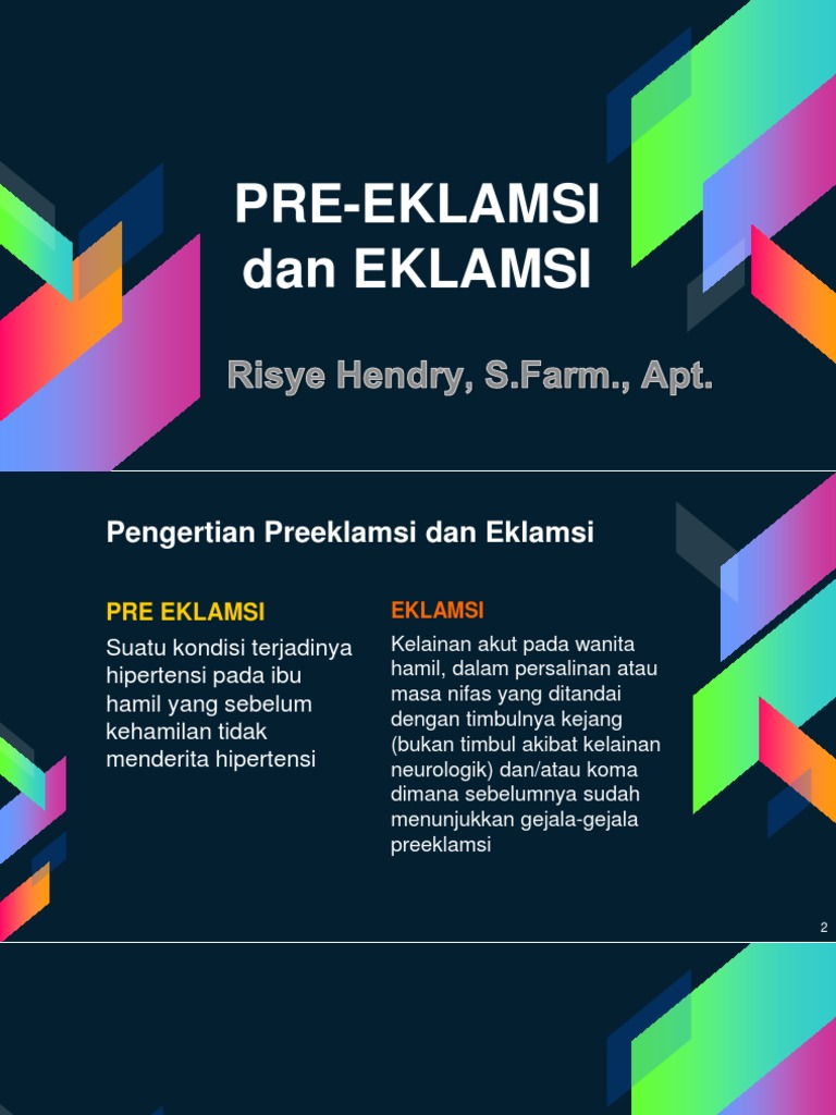 Pre Eklamsia Dan Eklamsia | PDF