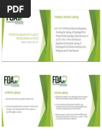 Pdri 2015 | PDF | Nutrition Facts Label | Nutrition