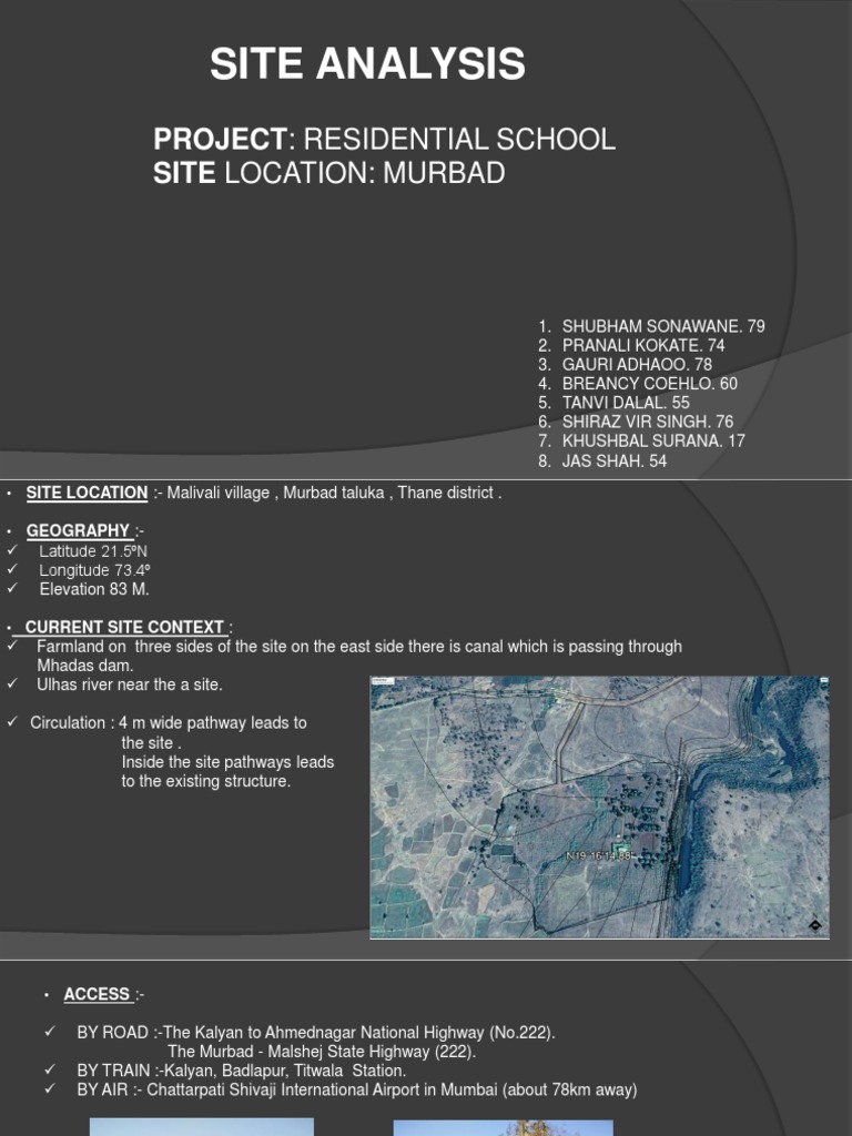 Site Analysis | PDF | Physical Geography | Geography