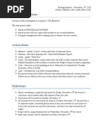 Meeting Minutes Template (MoM) | PDF